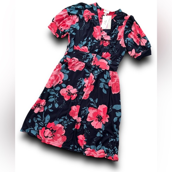LuLaRoe | Dresses | Lularoe Skyler Midi Button Front Dress | Poshmark